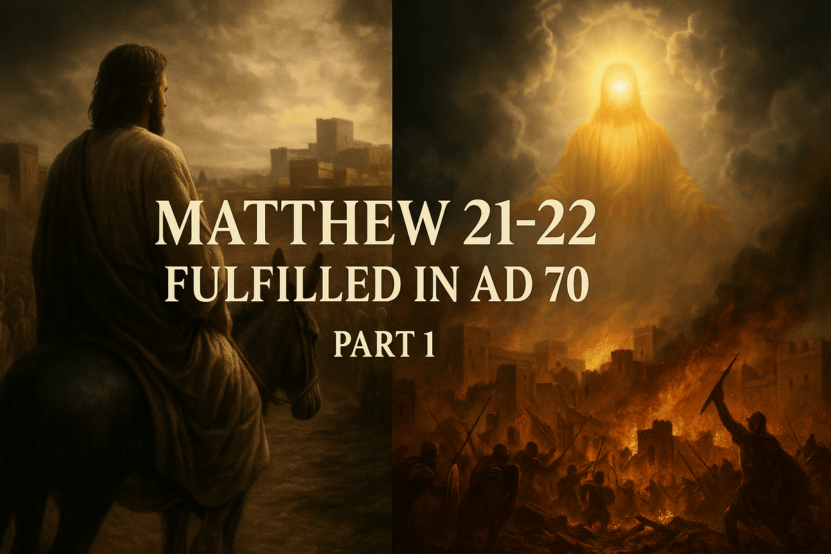 Matthew 21-22 Fulfilled in AD 70, Part 1: The Triumphant Entry (Matthew ...